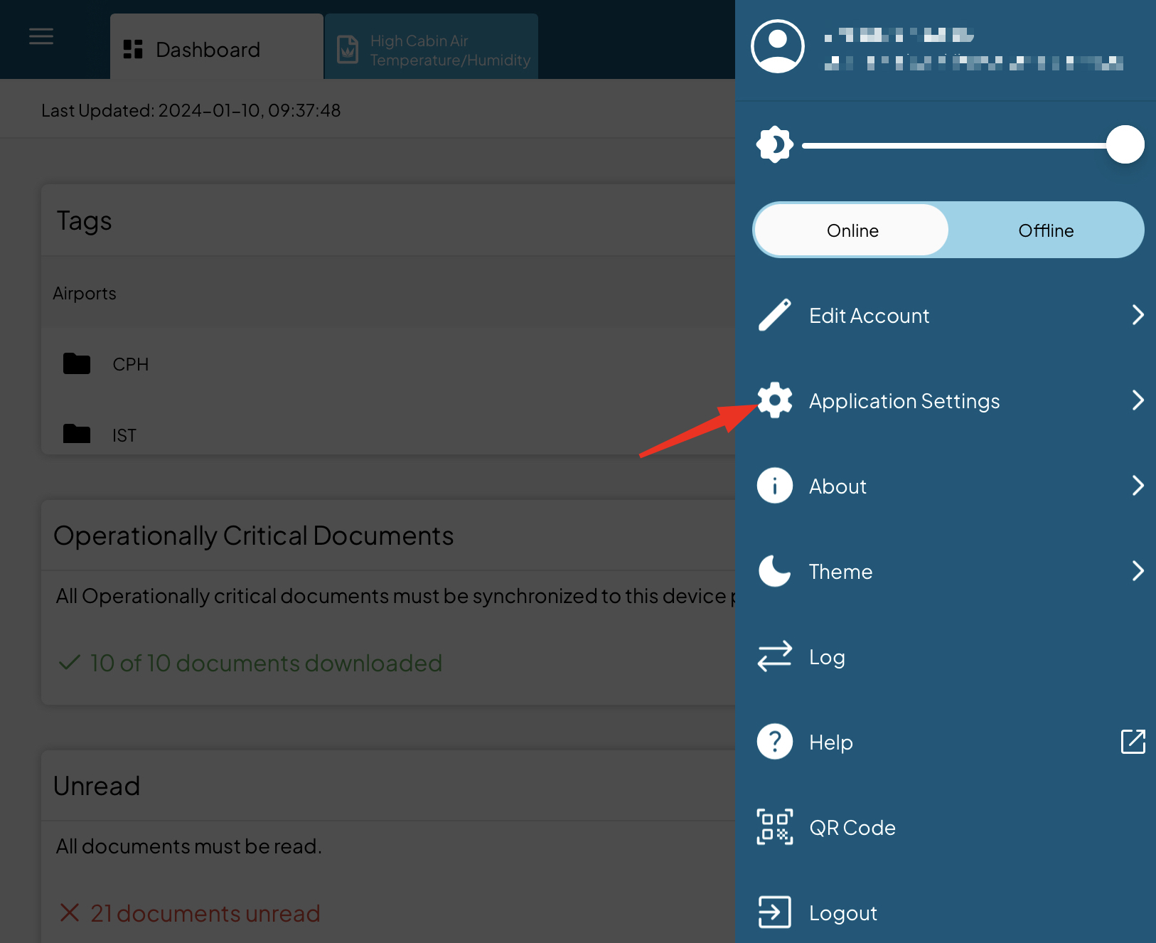Overview of the Application Settings in the NEW Reader App – Web Manuals