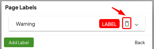 How can I create a Page Label? – Web Manuals