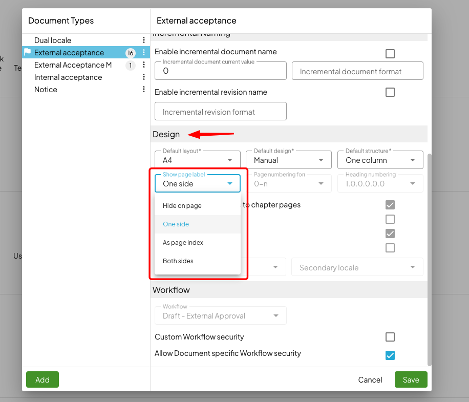 How can I create a Page Label? – Web Manuals