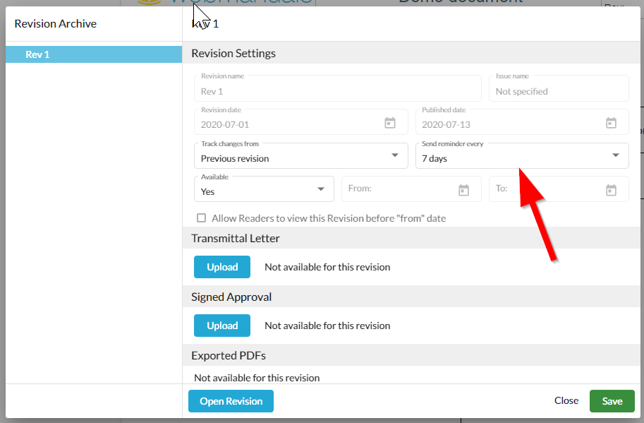 Why is my document not appearing in the unread section of the reader ...