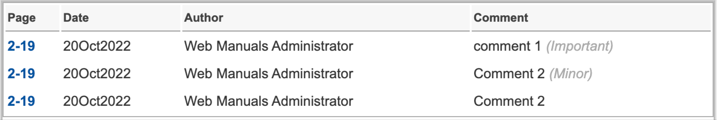 Change Log Module in Web Manuals – Web Manuals
