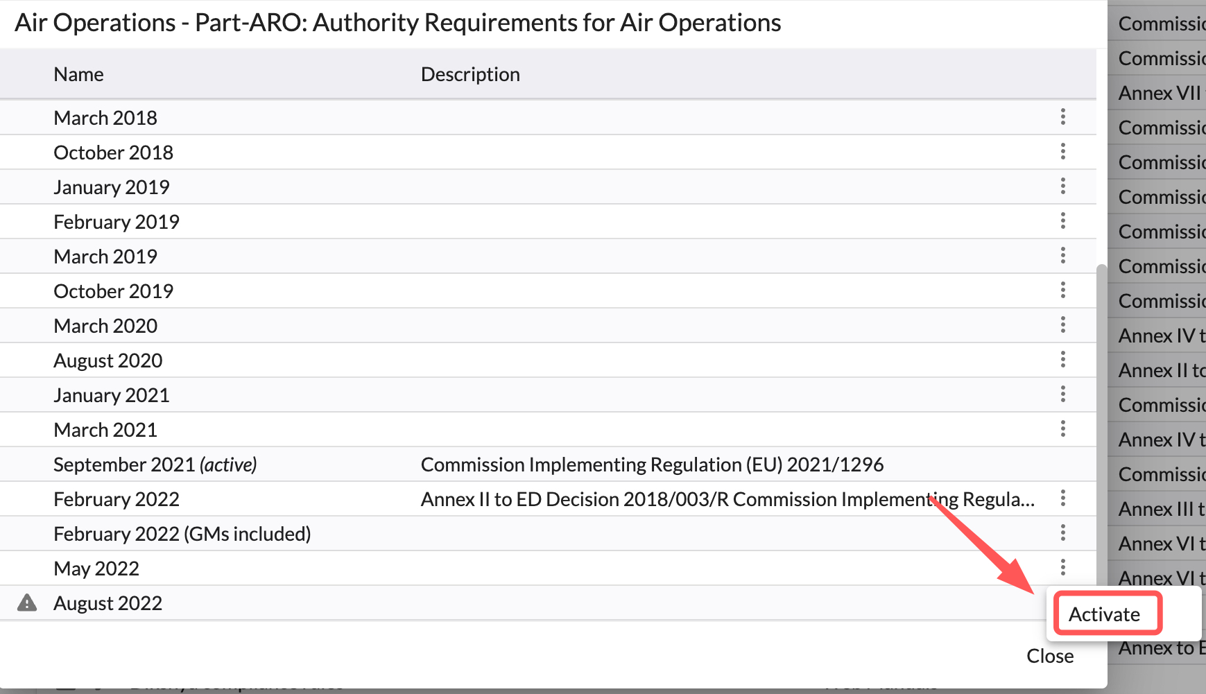How to create your own customized Compliance Library – Web Manuals