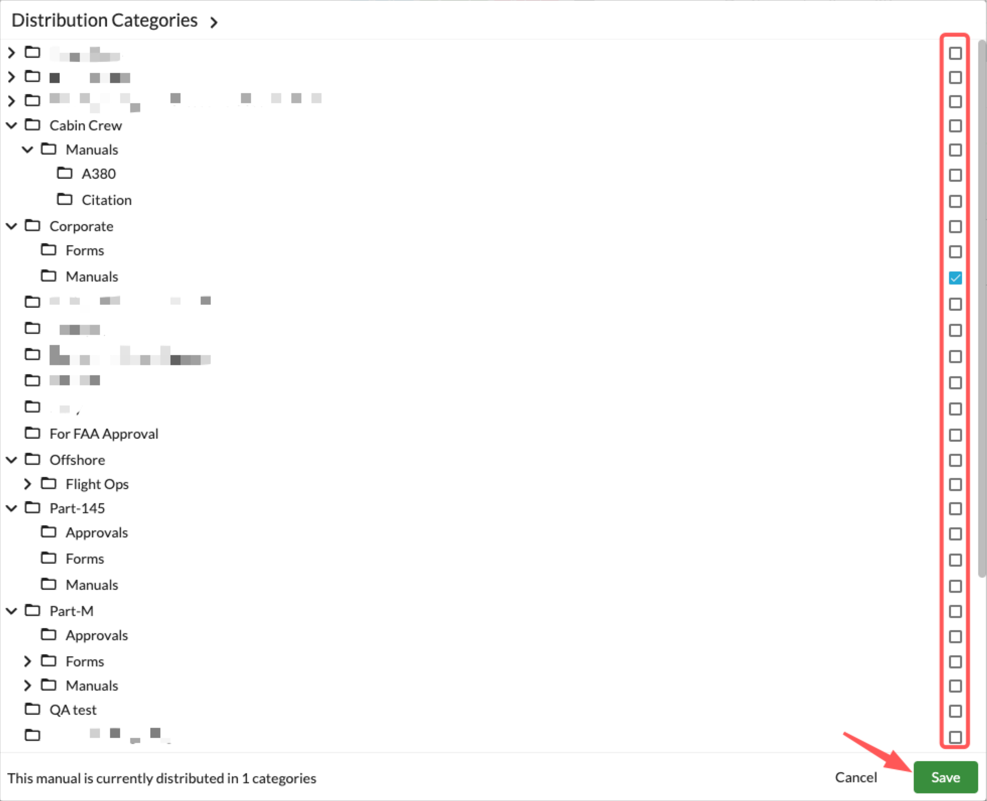 Distribution Categories – Web Manuals
